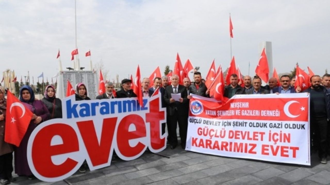 Vatan Şehitleri ve Gazileri Derneği ’evet’ dedi - FİB HABER, Nevşehir ...