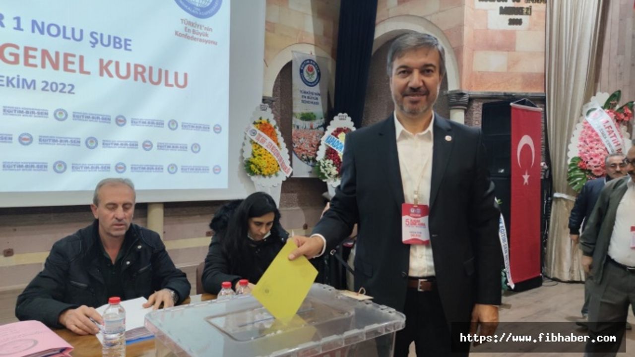 Nevşehir Eğitim-Bir-Sen'in yeni başkanı Harun Öcal oldu - FİB HABER ...
