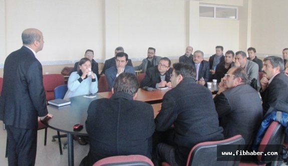 Derinkuyu’da büro yönetimi ve yazışma kuralları semineri düzenlendi ...