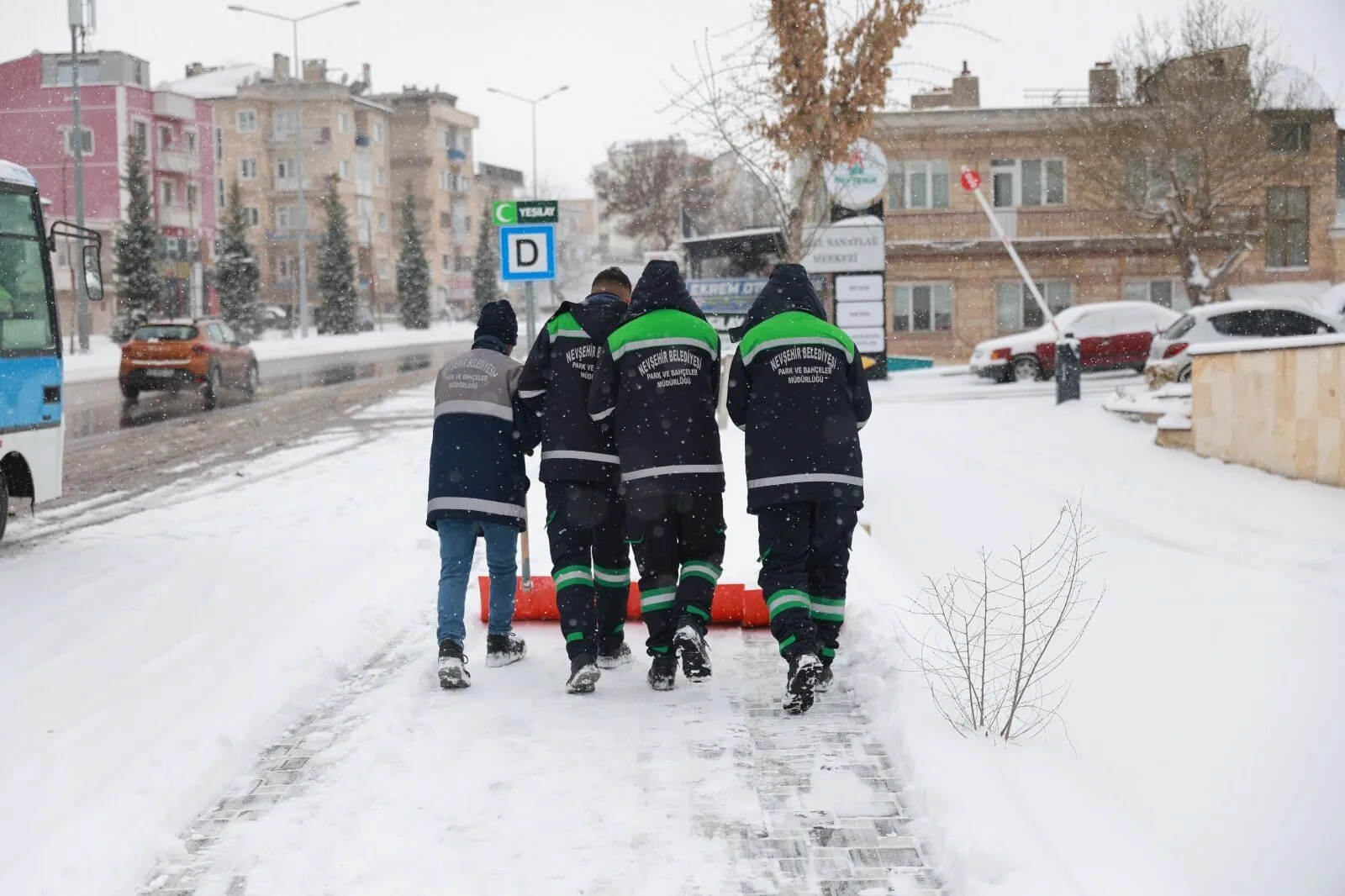 Nevşehir Belediyesi'nin karla mücadele timi 7/24 sahada - FİB HABER ...